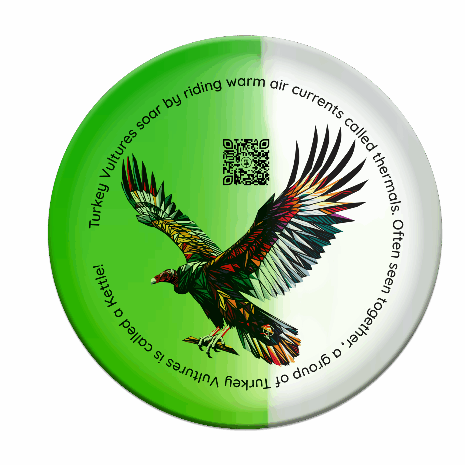 Conservation Polygram Glow Fundraiser Disc - ChainLink Disc Golf